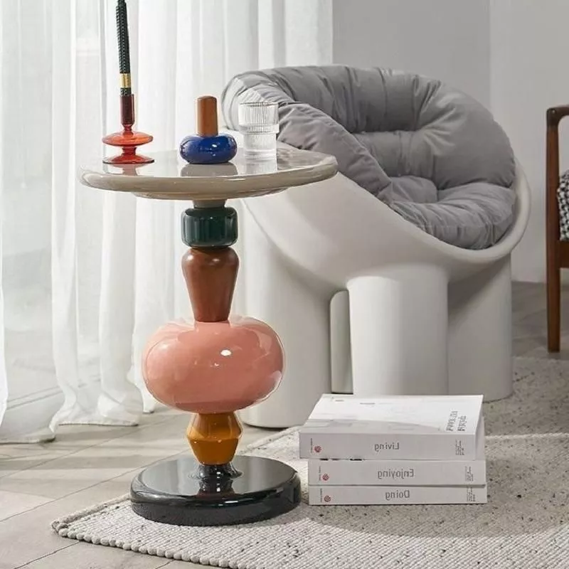 Nordic Creative Side Table Modern Minimalist - STORELUXY